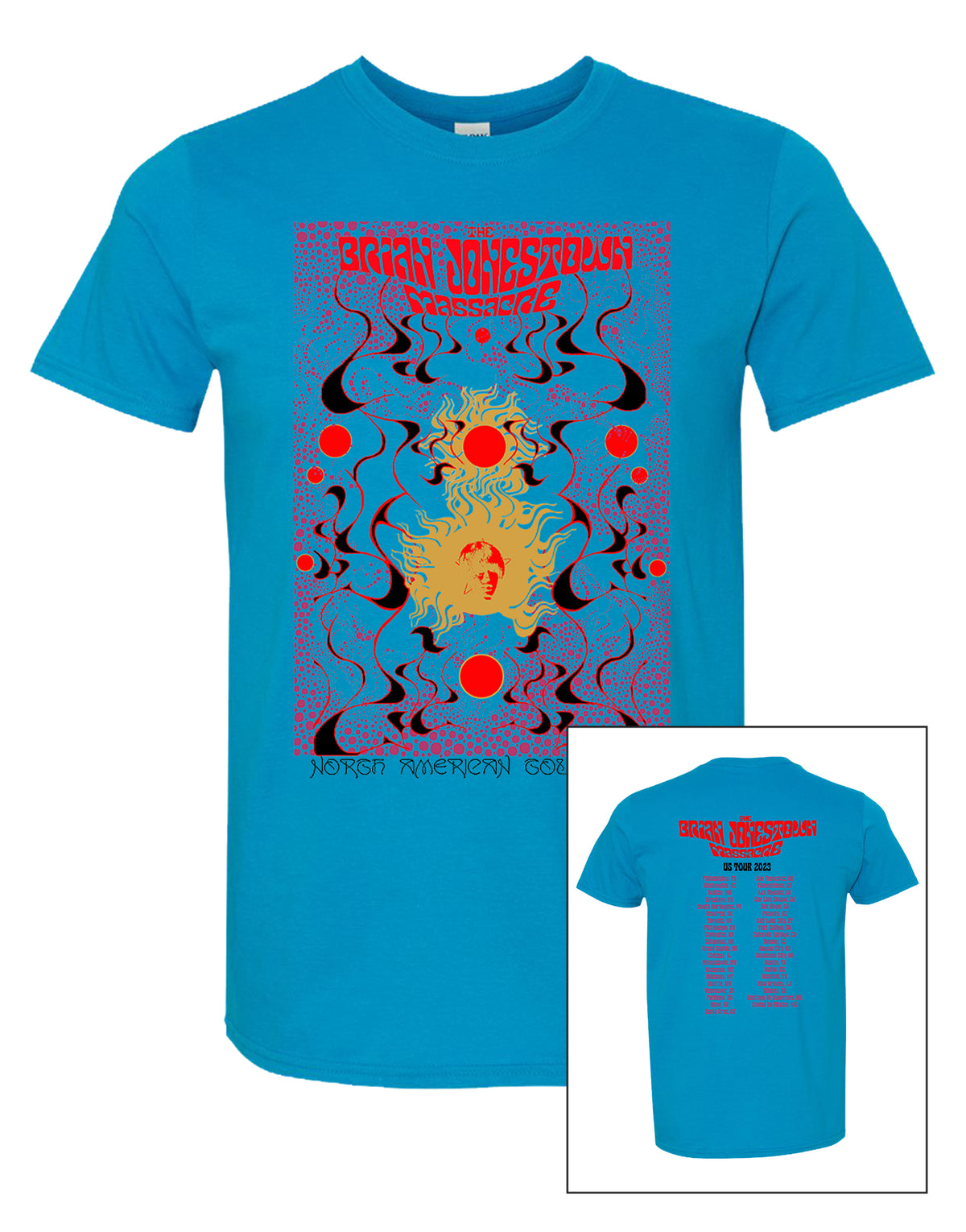 The Brian Jonestown Massacre Sapphire 2023 Tour Tee – Super Ultra Mega ...