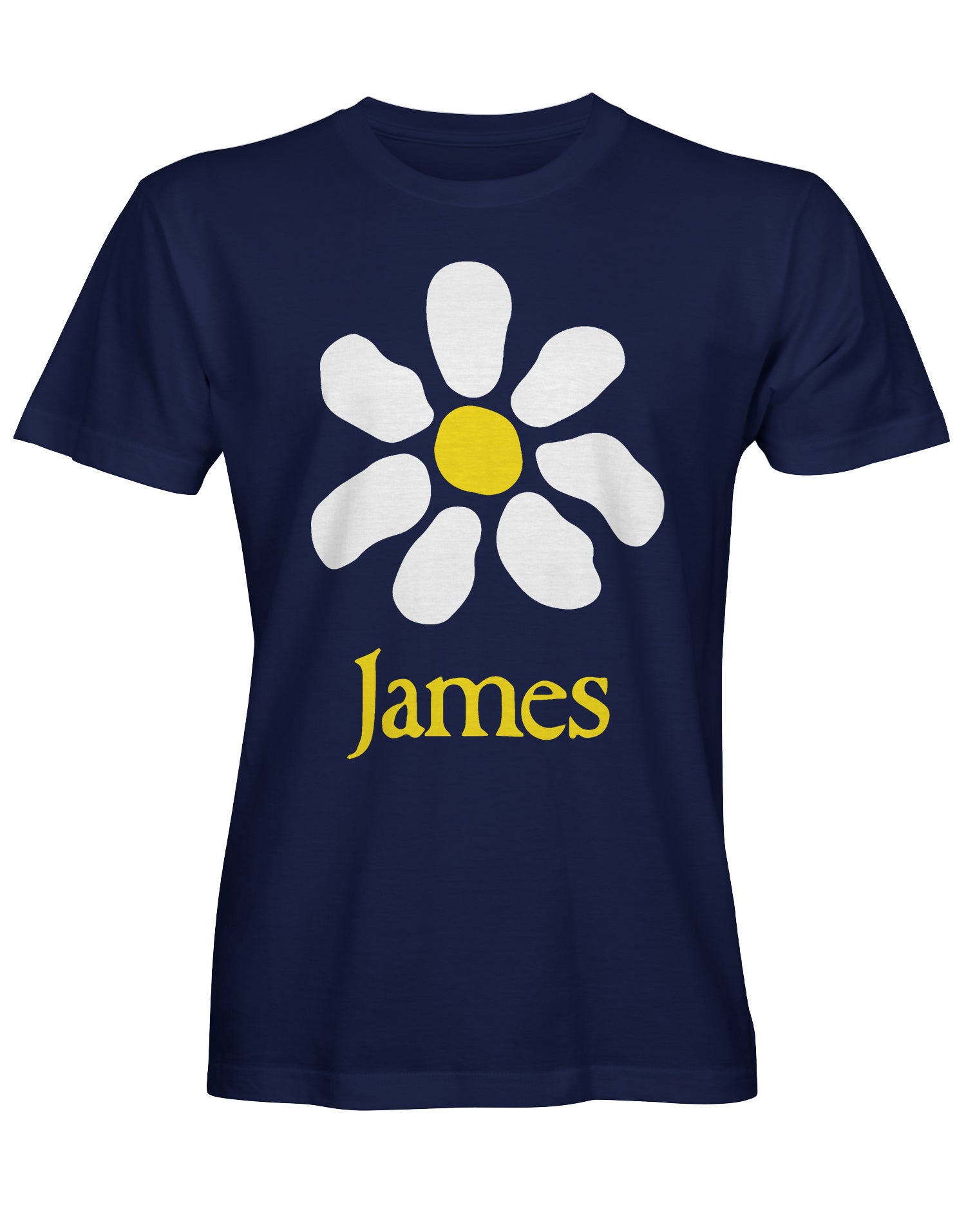 JAMES - Navy Blue tee – Super Ultra Mega Merchandise