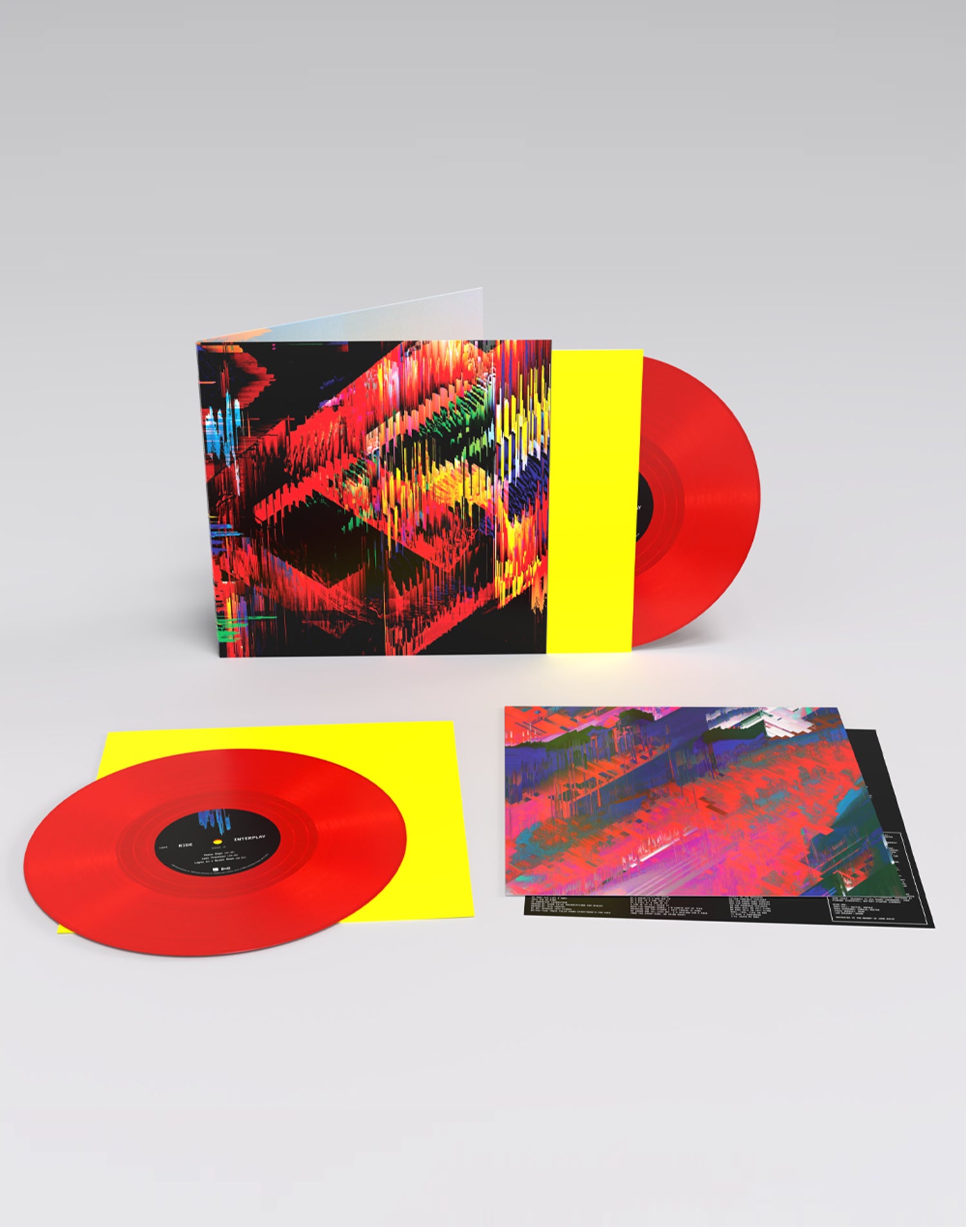 RIDE - INTERPLAY RED VINYL LP - SIGNED – Super Ultra Mega Merchandise