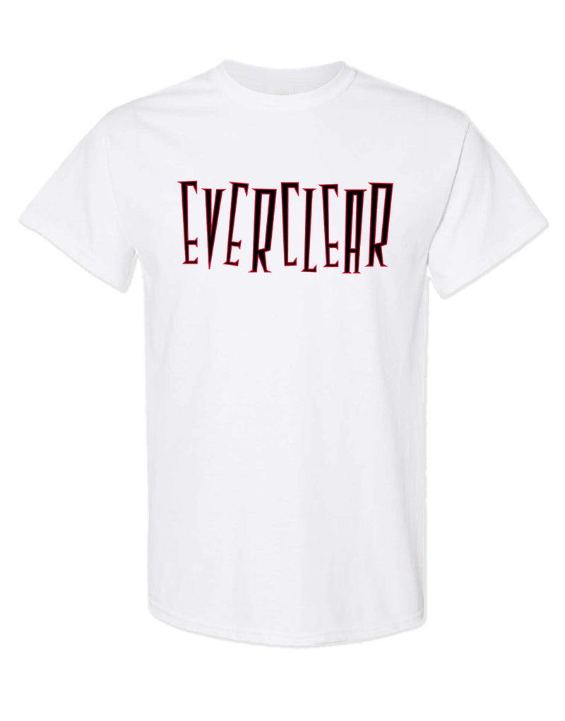 EVERCLEAR "JUMBLE" LOGO w/ ALBUM TITLES WHITE TEE – Super Ultra Mega ...
