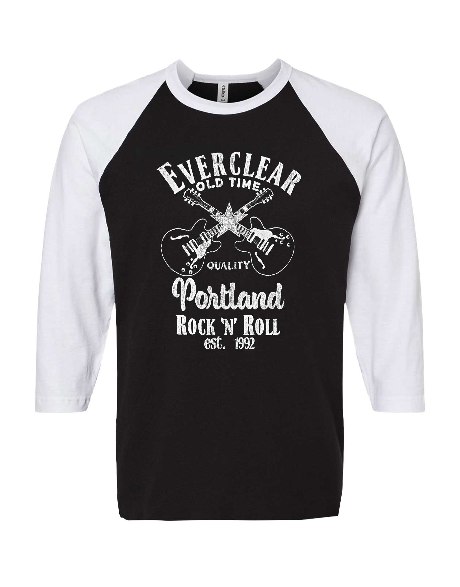 EVERCLEAR OLD TIME ROCK 'N' ROLL RAGLAN – Super Ultra Mega Merchandise