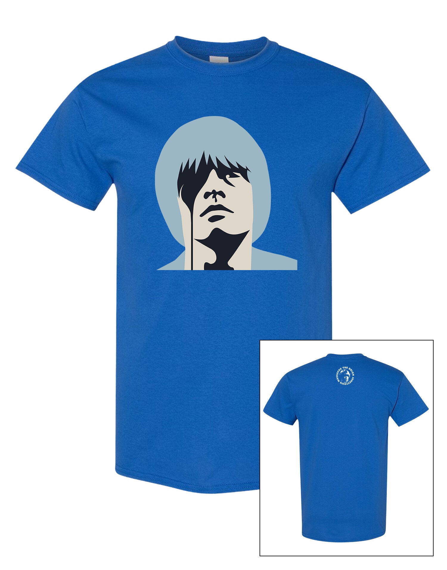 The Brian Jonestown Massacre "Portrait" Royal Blue Tee – Super Ultra ...