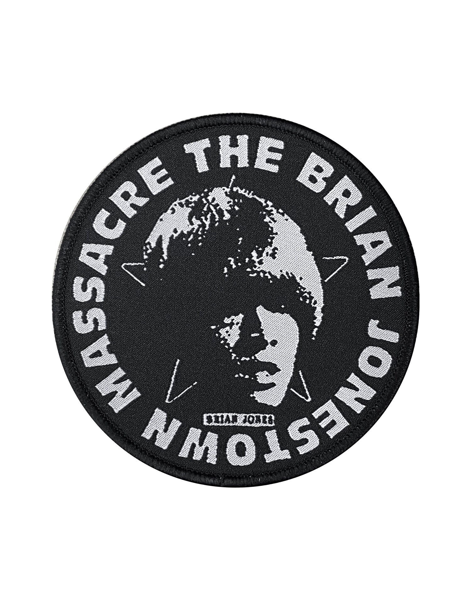 The Brian Jonestown Massacre "Classic Logo" Black 4" Embroidered Patch ...